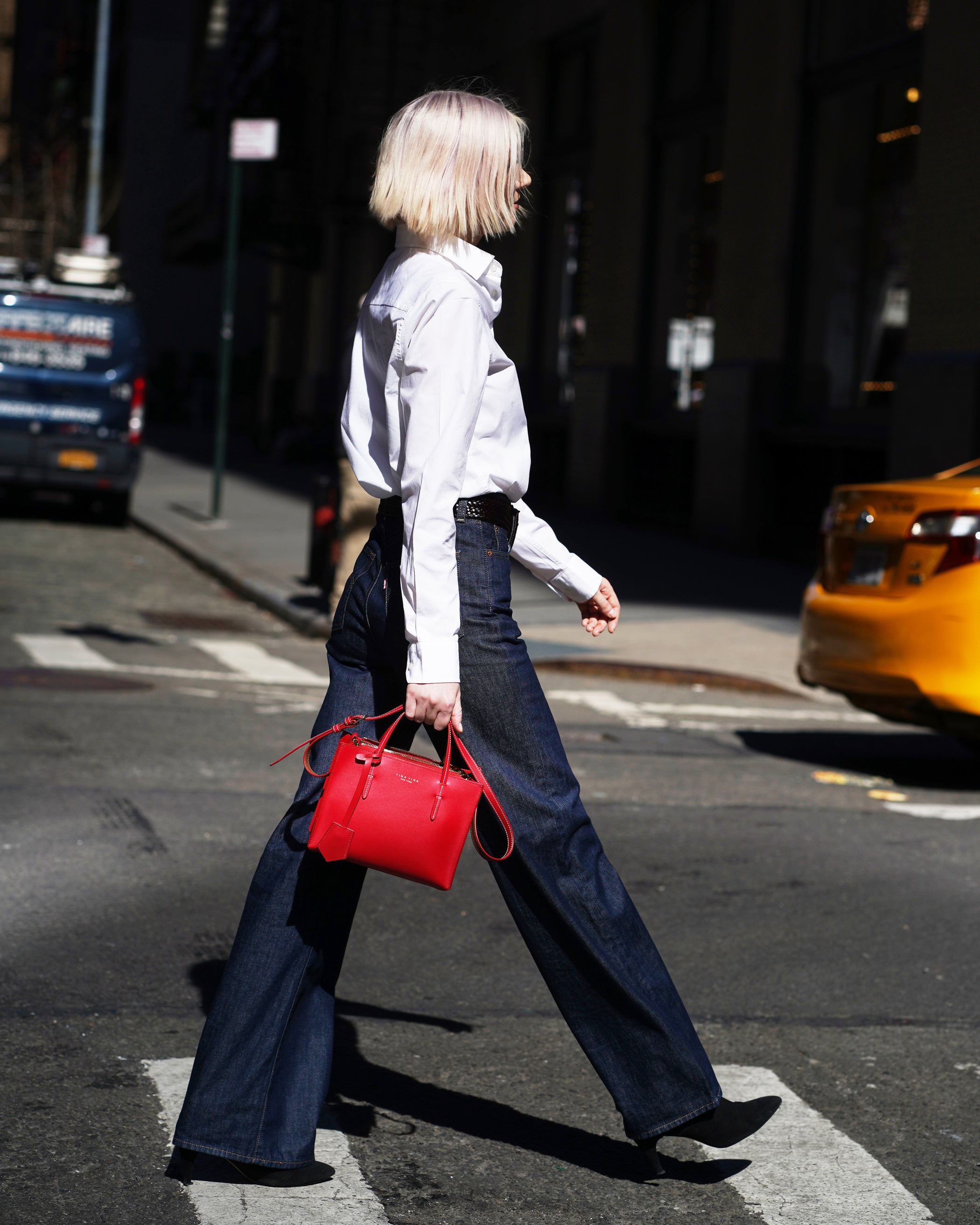 KAFKA MINI TOTE | YINA YINA NEW YORK | RED