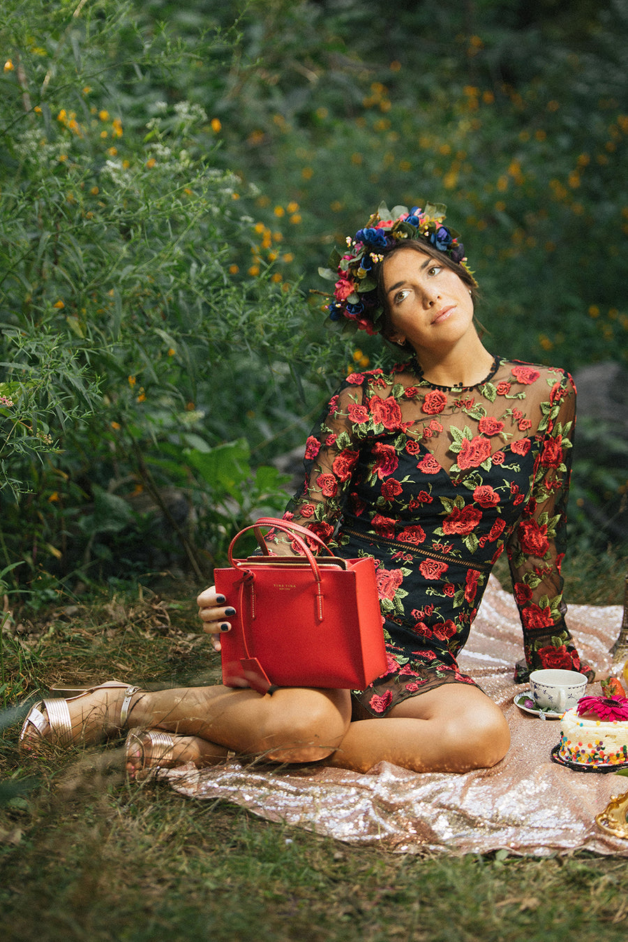 KAFKA MINI TOTE | YINA YINA NEW YORK | RED